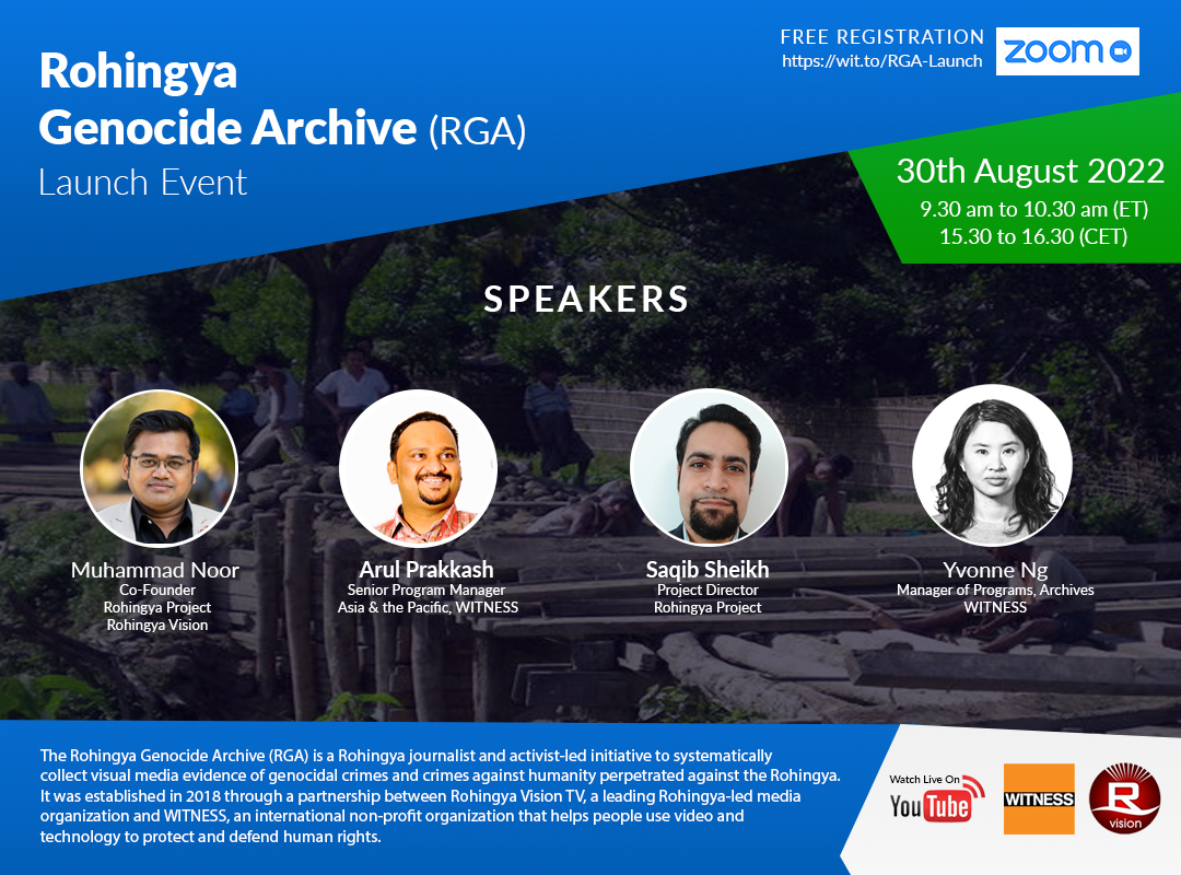 Rohingya Genocide Archive: Launch Event - Library