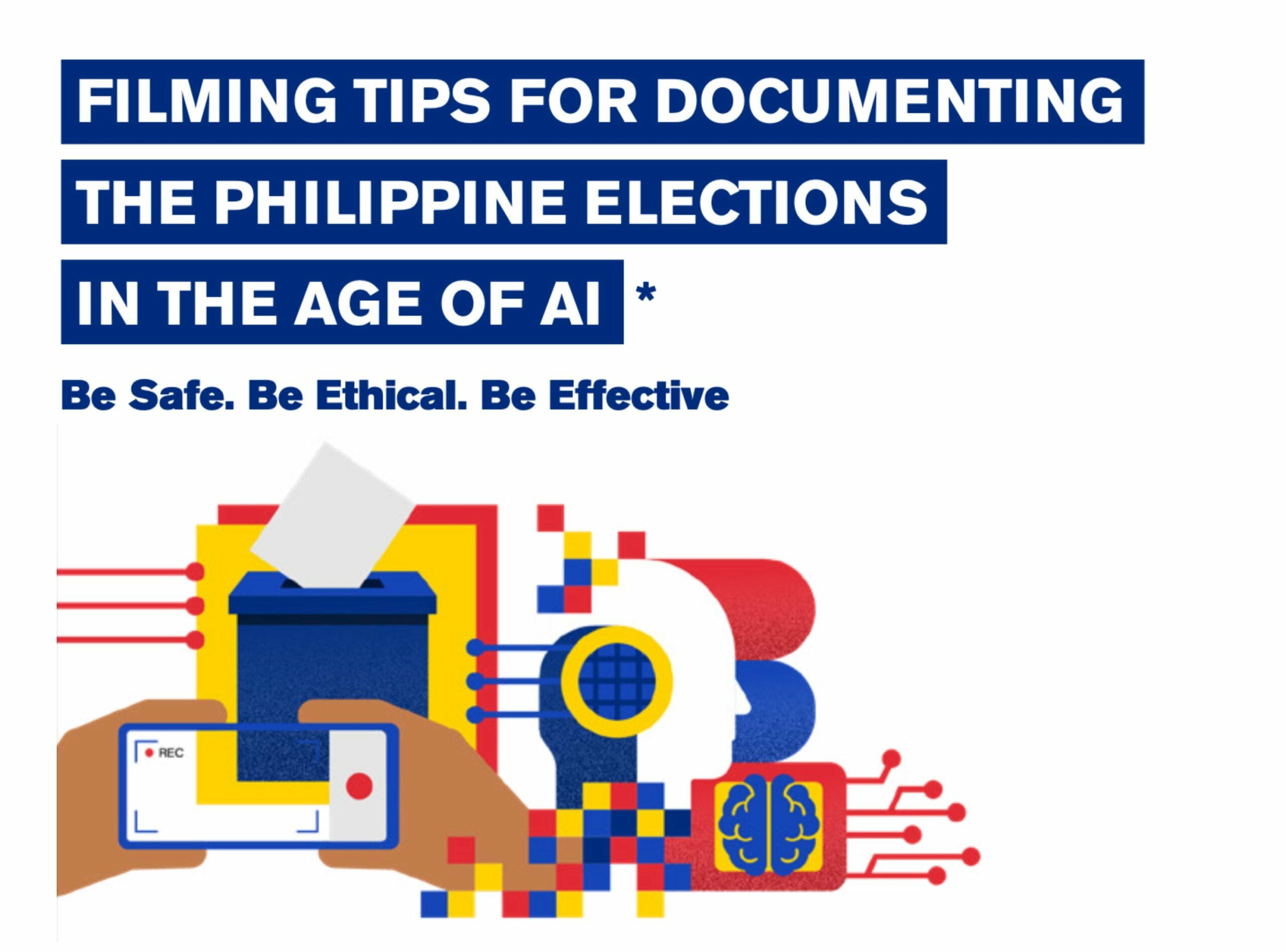 Filming Tips for Documenting the Philippine Elections in the Age of AI ...