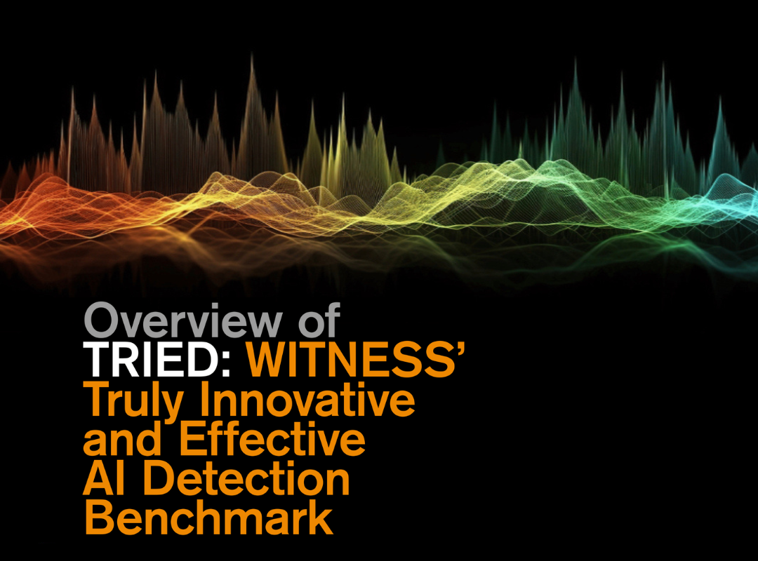 Overview of TRIED: WITNESS' Truly Innovative and Effective AI Detection ...